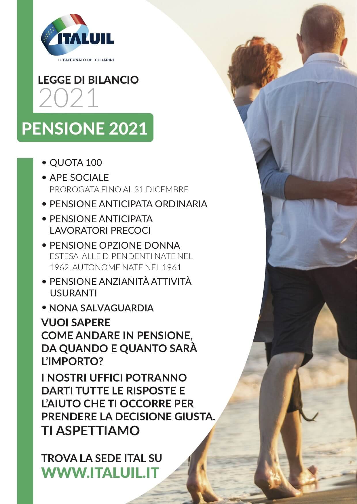 LEGGE DI BILANCIO 2021 – PENSIONE 2021 – uiltn LEGGE DI BILANCIO 2021 – PENSIONE 2021 – uiltn